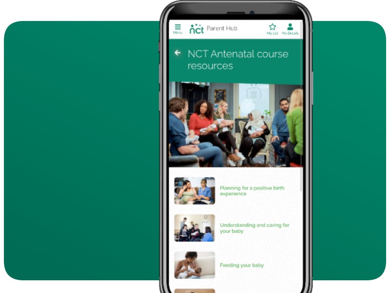 NCT Antenatal courses | Find a local antenatal class | NCT